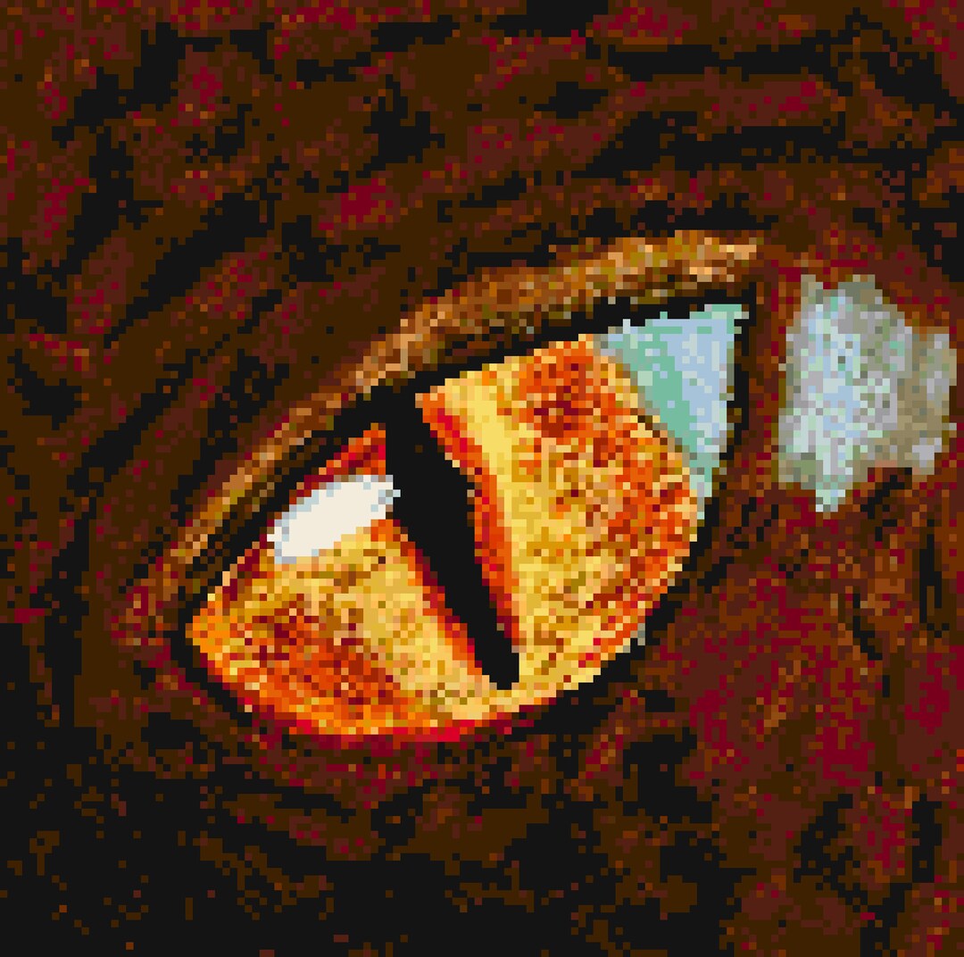 Dragon's Eye Cross Stitch Pattern - Etsy