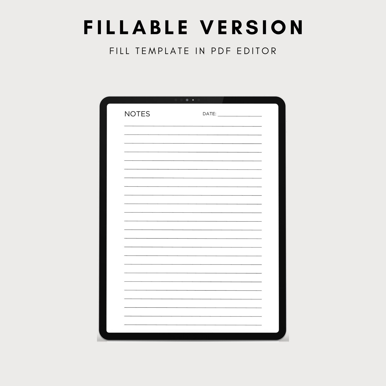 Printable Notes Pages, Cornell Notes Template, Notes Template, A4 Size ...