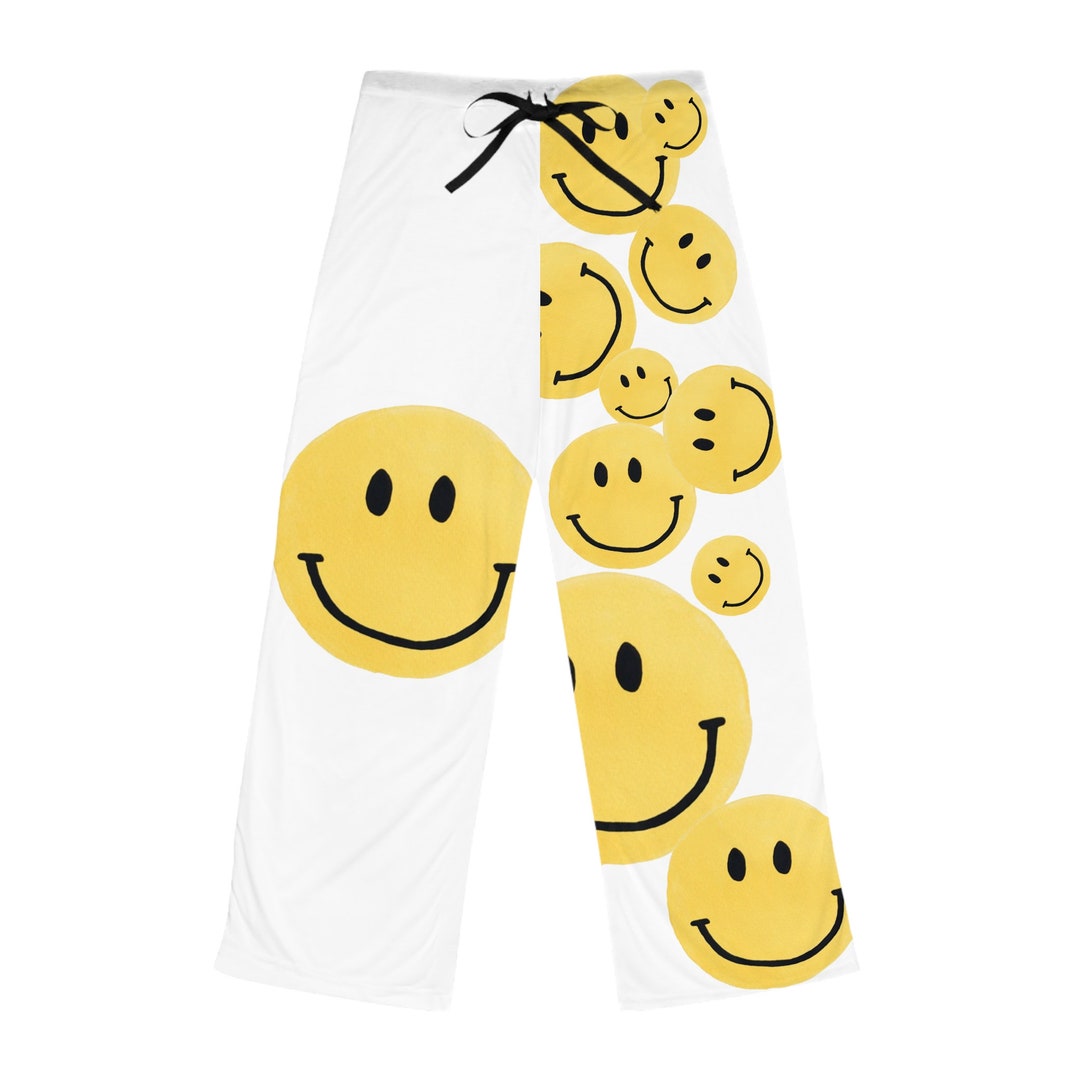 GEN Z Cute SMILEY Faces Women's Pajama Pants AOP - Etsy