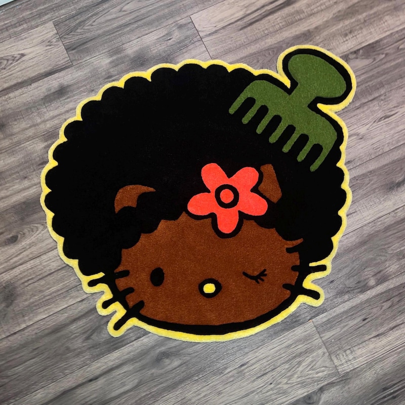 Hello Kittys Rug - Etsy