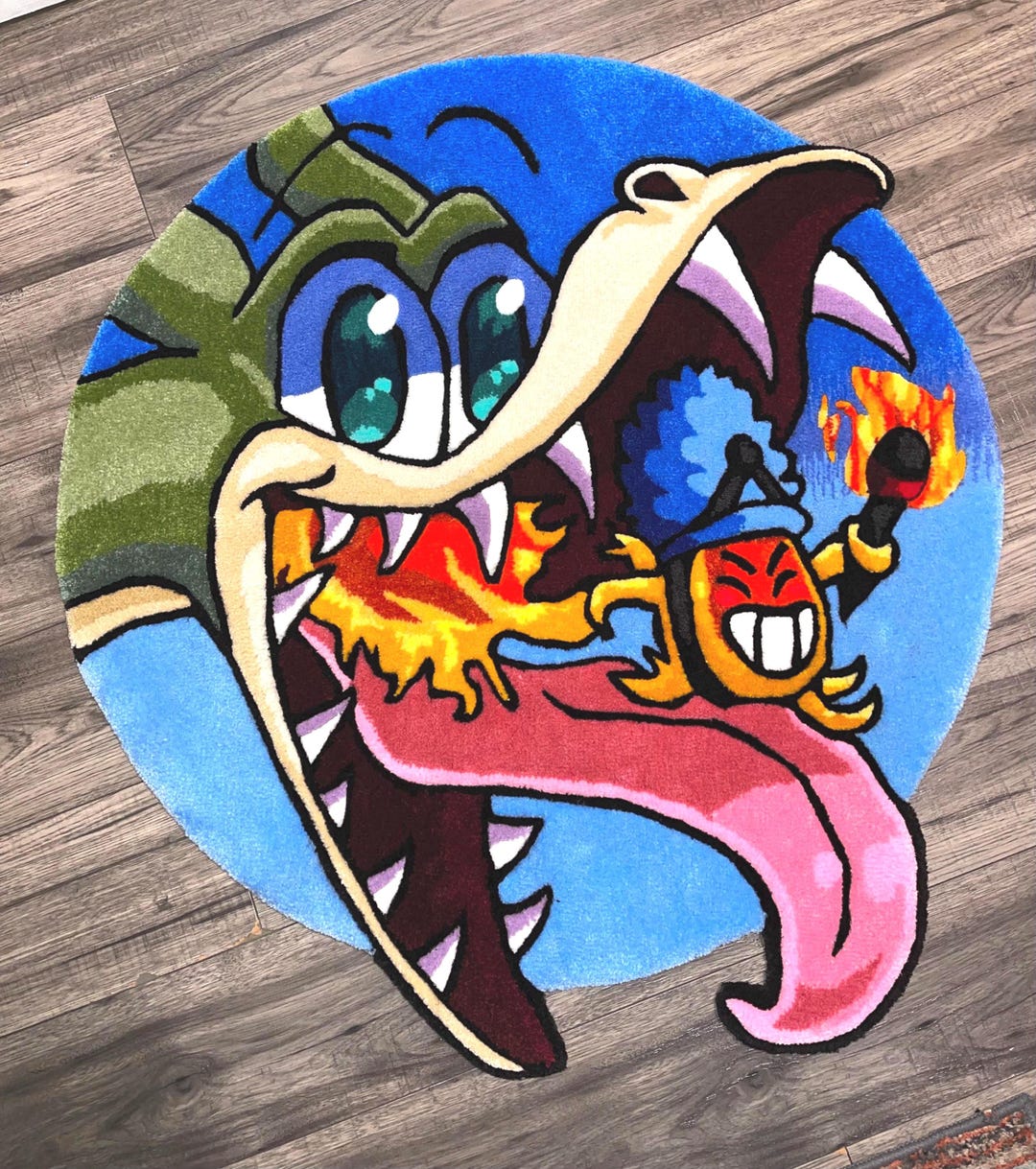 Hand Tuft Grim Matchstick Rug (cuphead) - Etsy