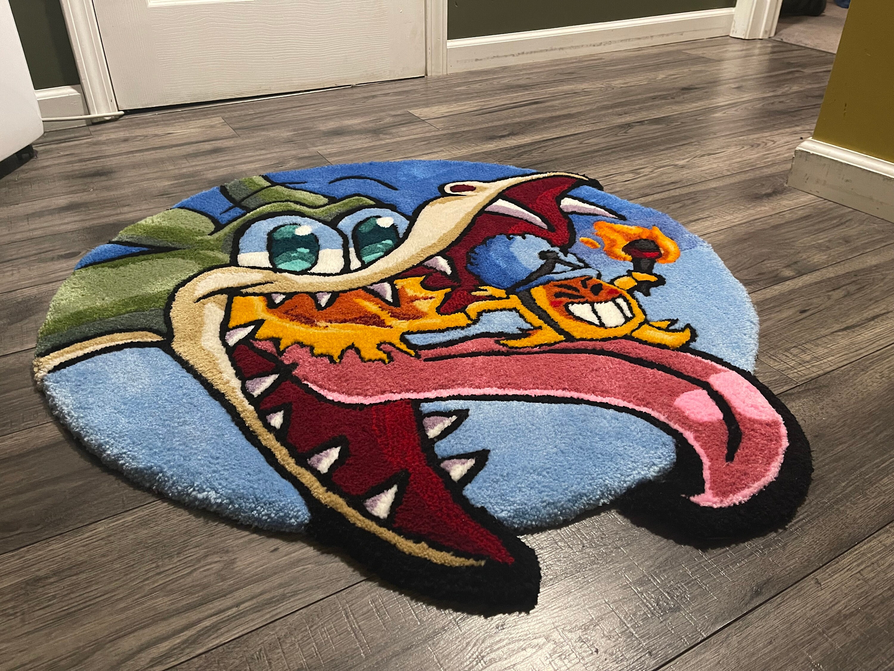 Hand Tuft Grim Matchstick Rug cuphead - Etsy