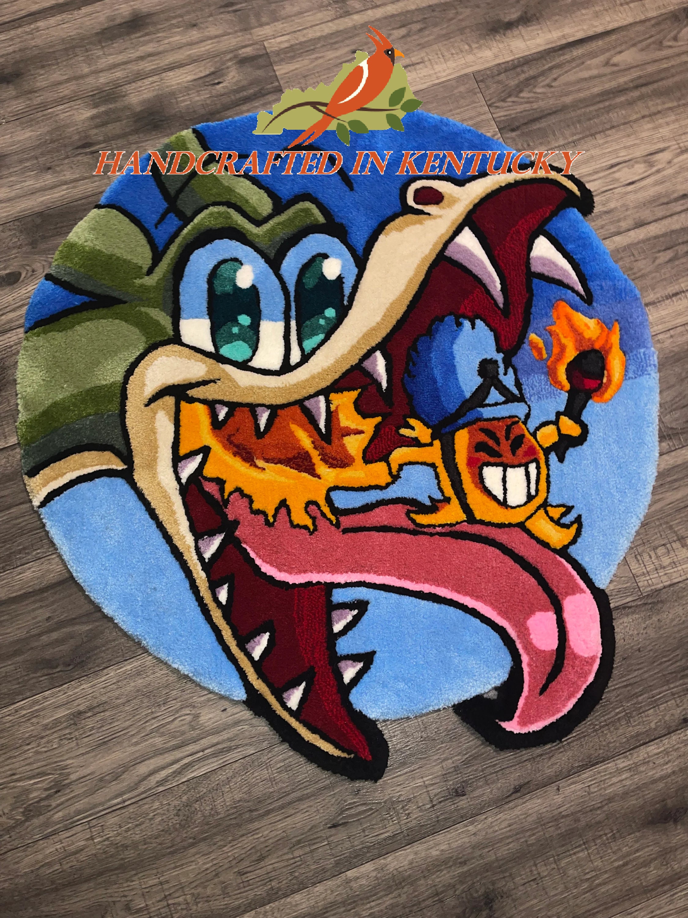 Hand Tuft Grim Matchstick Rug cuphead - Etsy