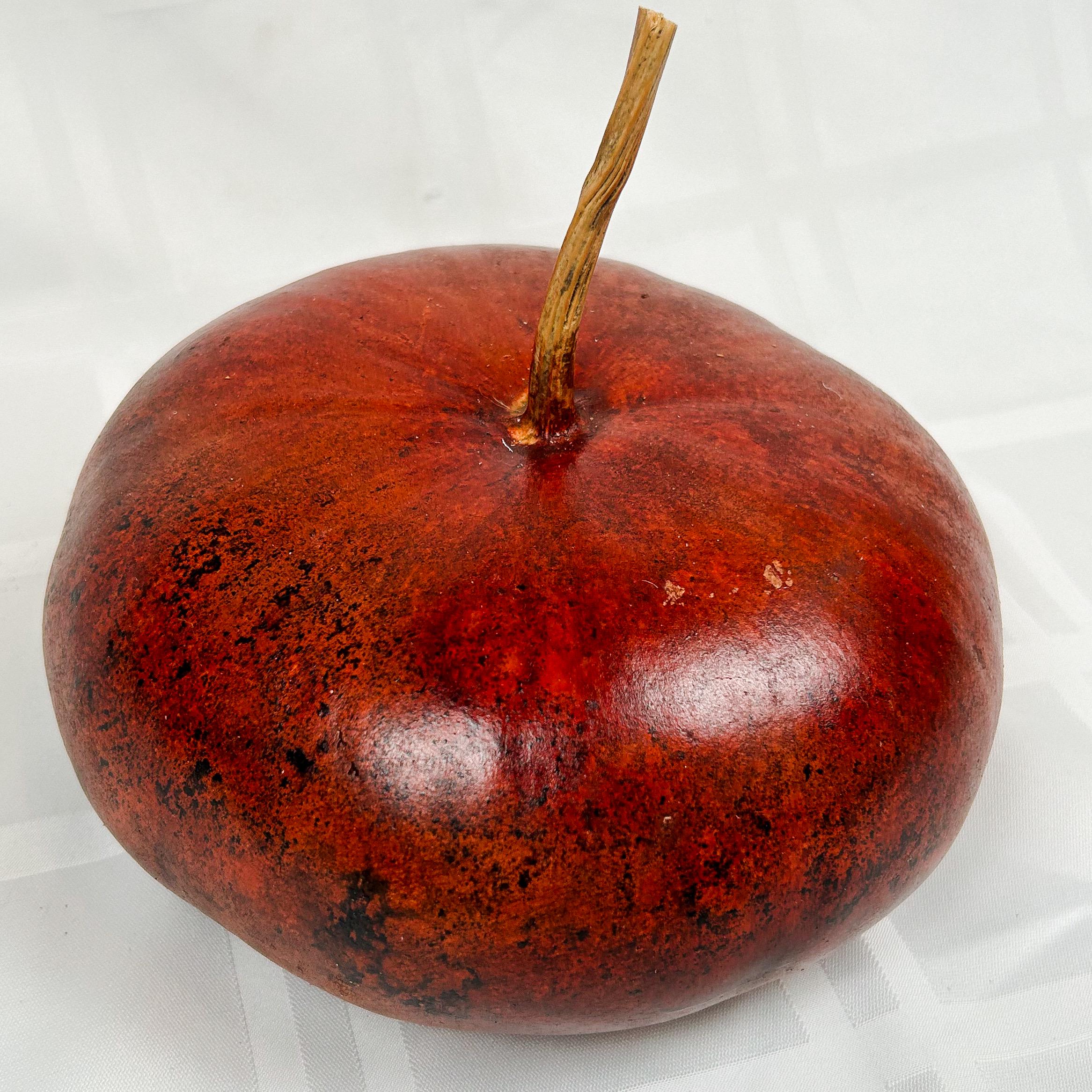 Med Round Gourd Decoration DARK RED - Etsy