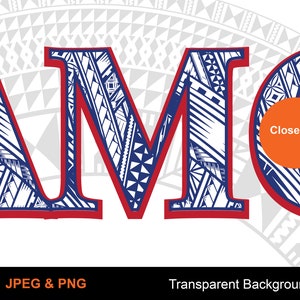 Samoan Tatau Polynesian Tribal Font Vector 40cm X 40cm Seamless Pattern ...