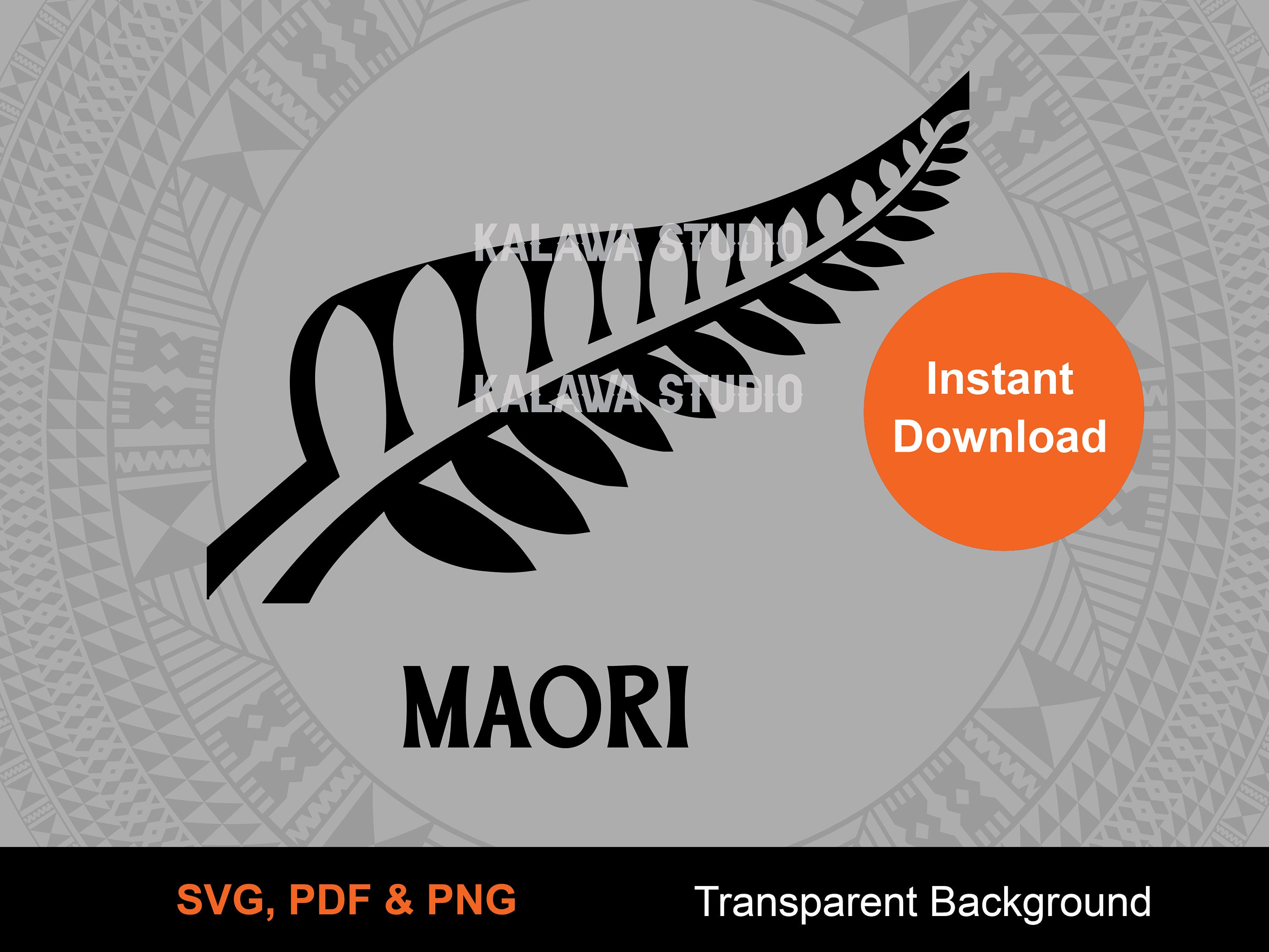 Aotearoa Kiwi Fern | Maori SVG | Maori Art | New Zealand Art | New ...