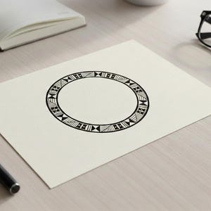 Fijian Authentic Masi Circle Tapa Tribal Frame Vector 40cm X 40cm ...