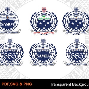Samoa Badges | Samoa SVG | Samoa Coat of Arms | Instant Download ...