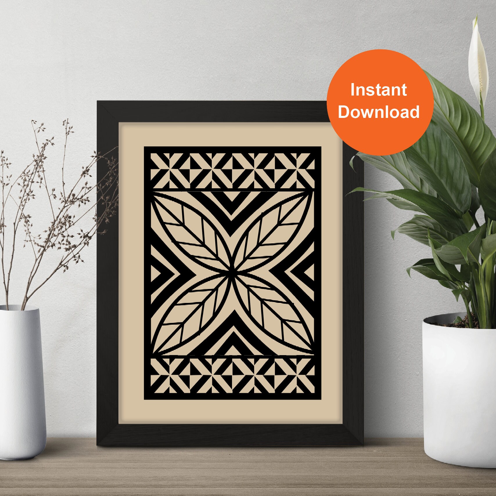 Modern Tapa Inspired | Home Decoration, Wall Handing, Signs, Gift ...