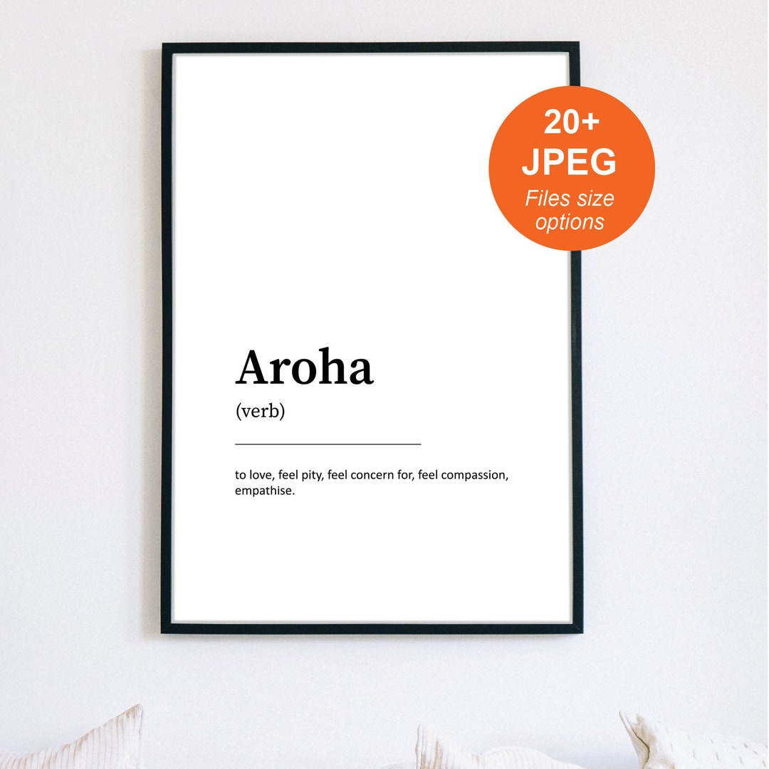 Aroha Wall Art Prints | Home Decor Wall Art | Home Gift Wallart ...