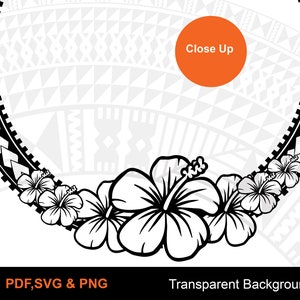 Samoan Floral Frame | Tribal Frame | Instant Download | Digital Design ...