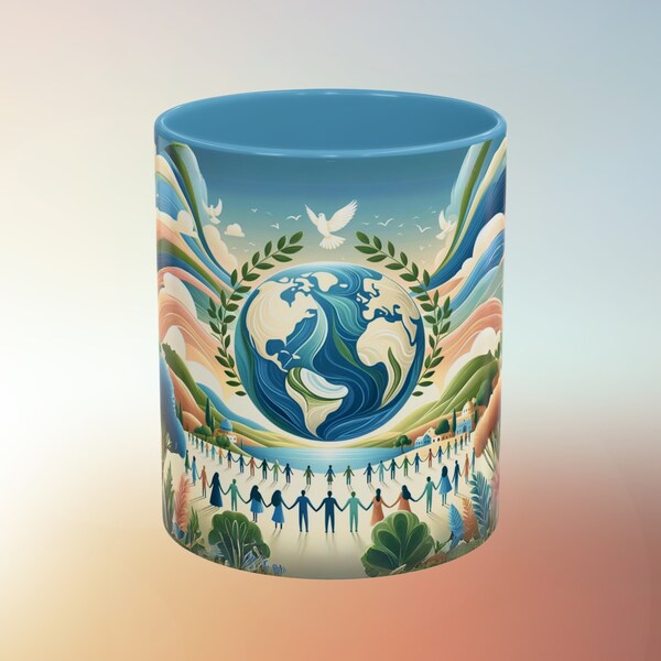 Earth Tone Mug - Etsy