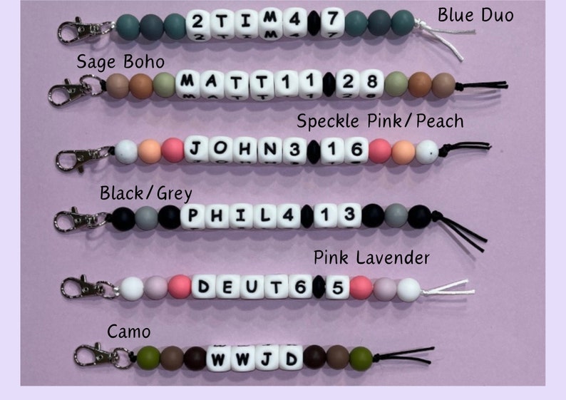 Psalms//keychains//bible Verse//christian Keychain - Etsy