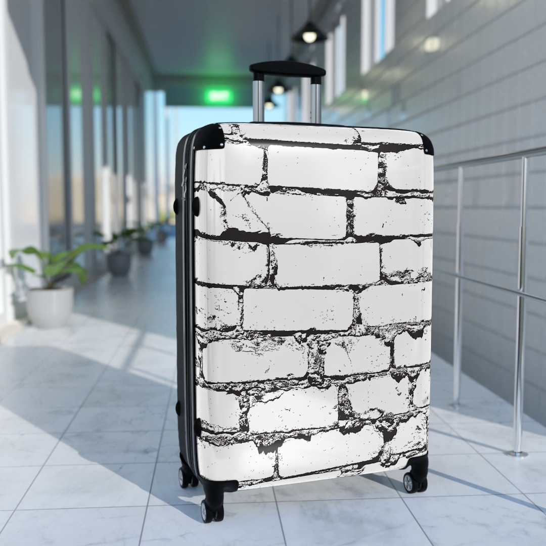 Suitcase Brick Designstylish 360 Degree Swivel Wheels - Etsy