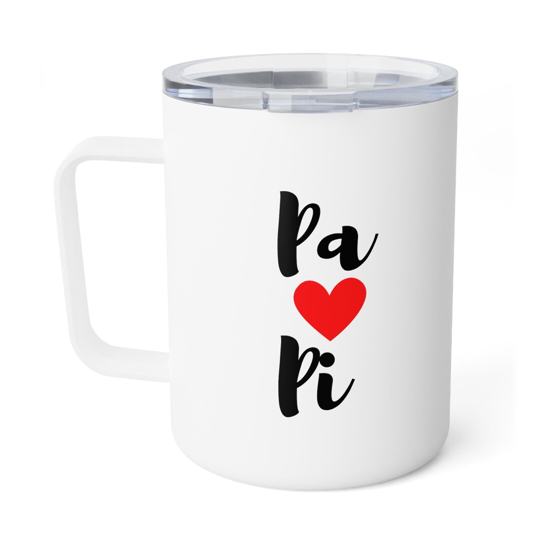 Insulated Coffee Mug, 10oz , Papi, Grandpa, Perfect Christmas, Holiday ...