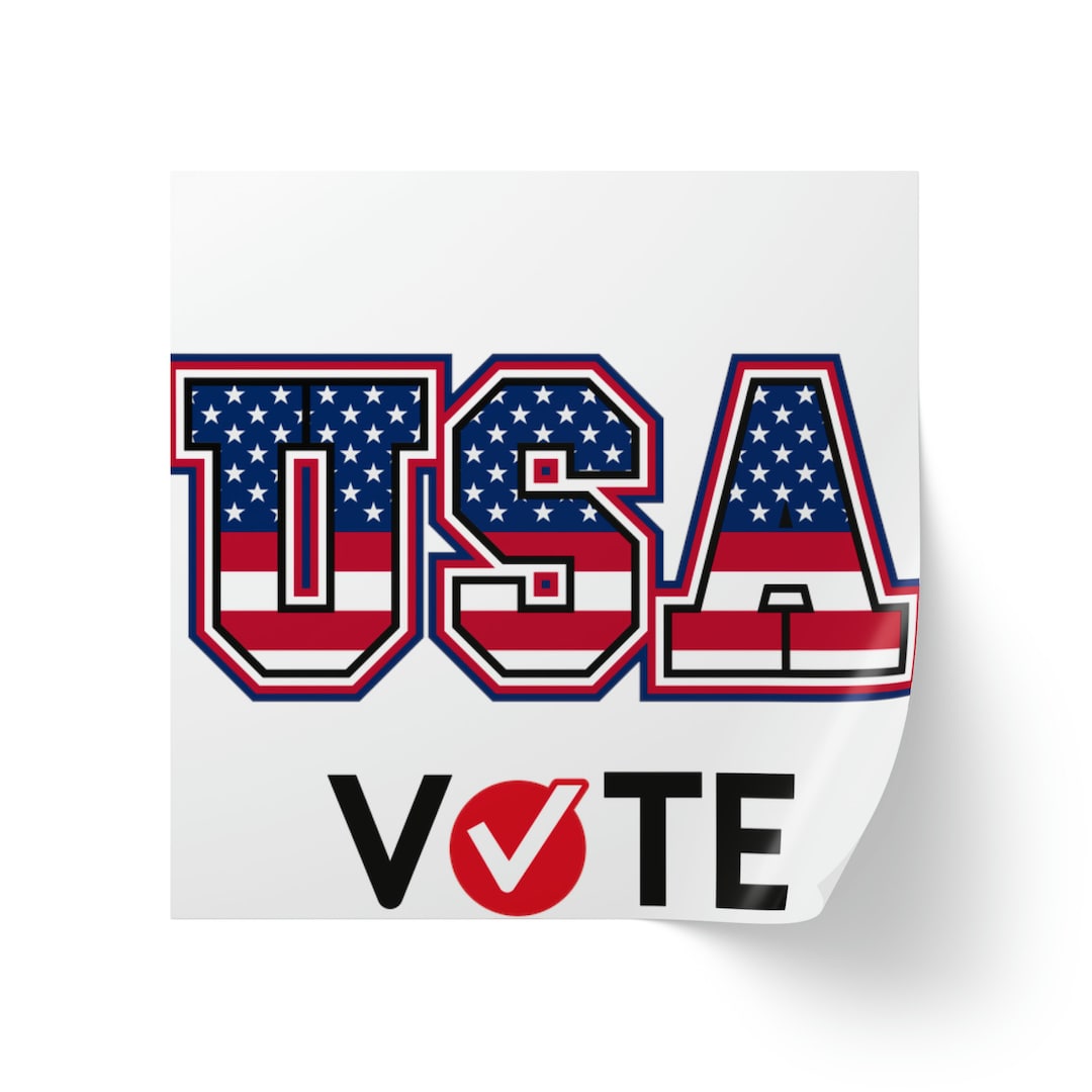 Square Sticker Label Rolls,voter , Polling, Registered Voters, Election ...