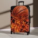 Suitcase,basket Fan, Basketball Lover, Sports Inspired, Ball Inspired ...