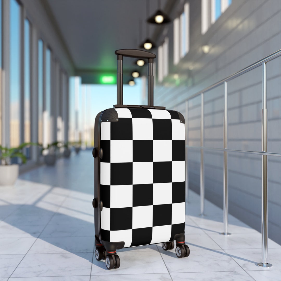 Suitcase, Checkered Board , Inspired, Stylish, Fashionable, Unique, 360 ...