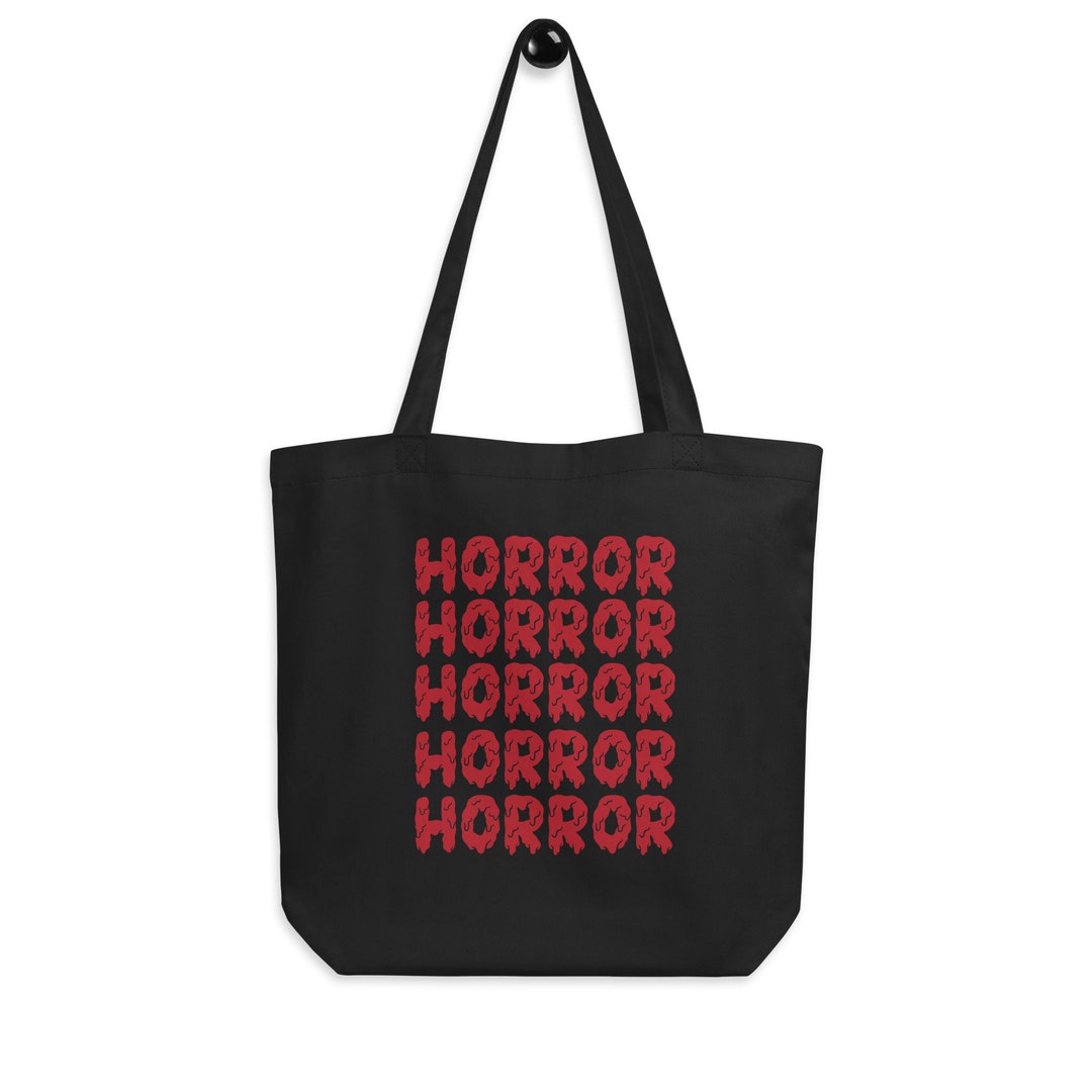Bloody Horror Movie Tote Bag, Goth Tote Bag, Goth Accessories ...