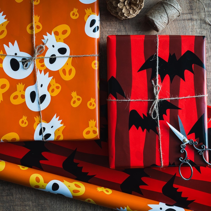 Spooky Wrapping Paper - Etsy
