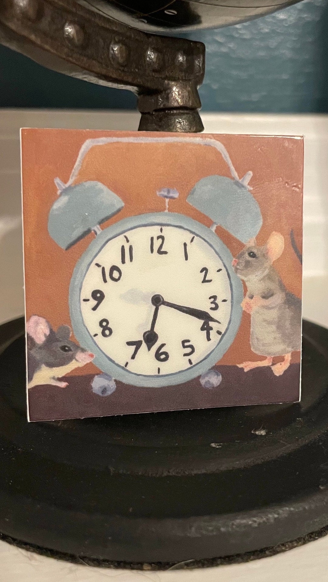 Mouse and Clock Stickers - Etsy