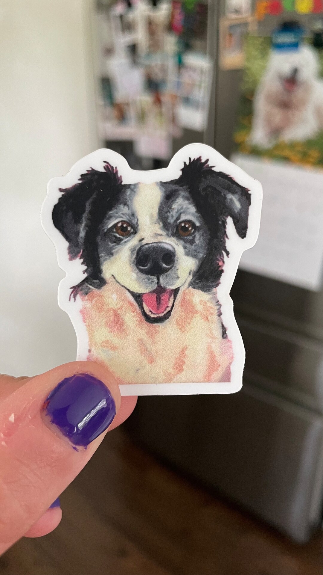 Audrey Dog Sticker - Etsy