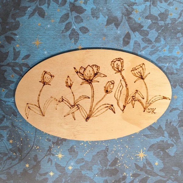 Pyrography Plaque - Etsy