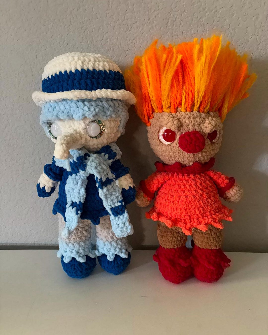 Heat Miser and Snow Miser Crochet Patterns - Etsy