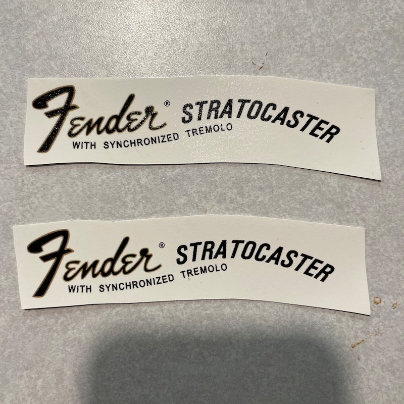 Fender Guitar Decal - Etsy