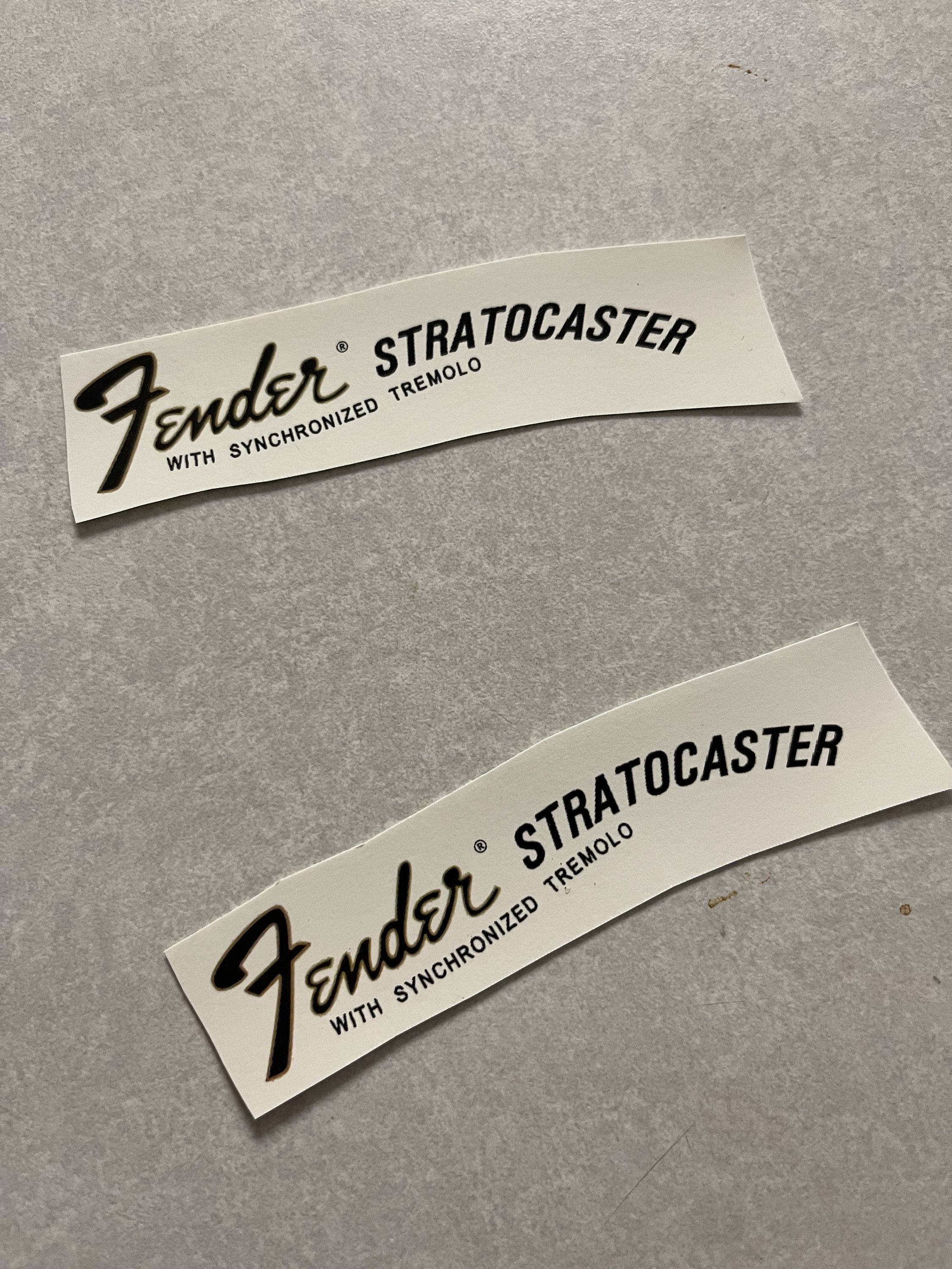 Fender Large Headstock Waterslide Logo - Etsy