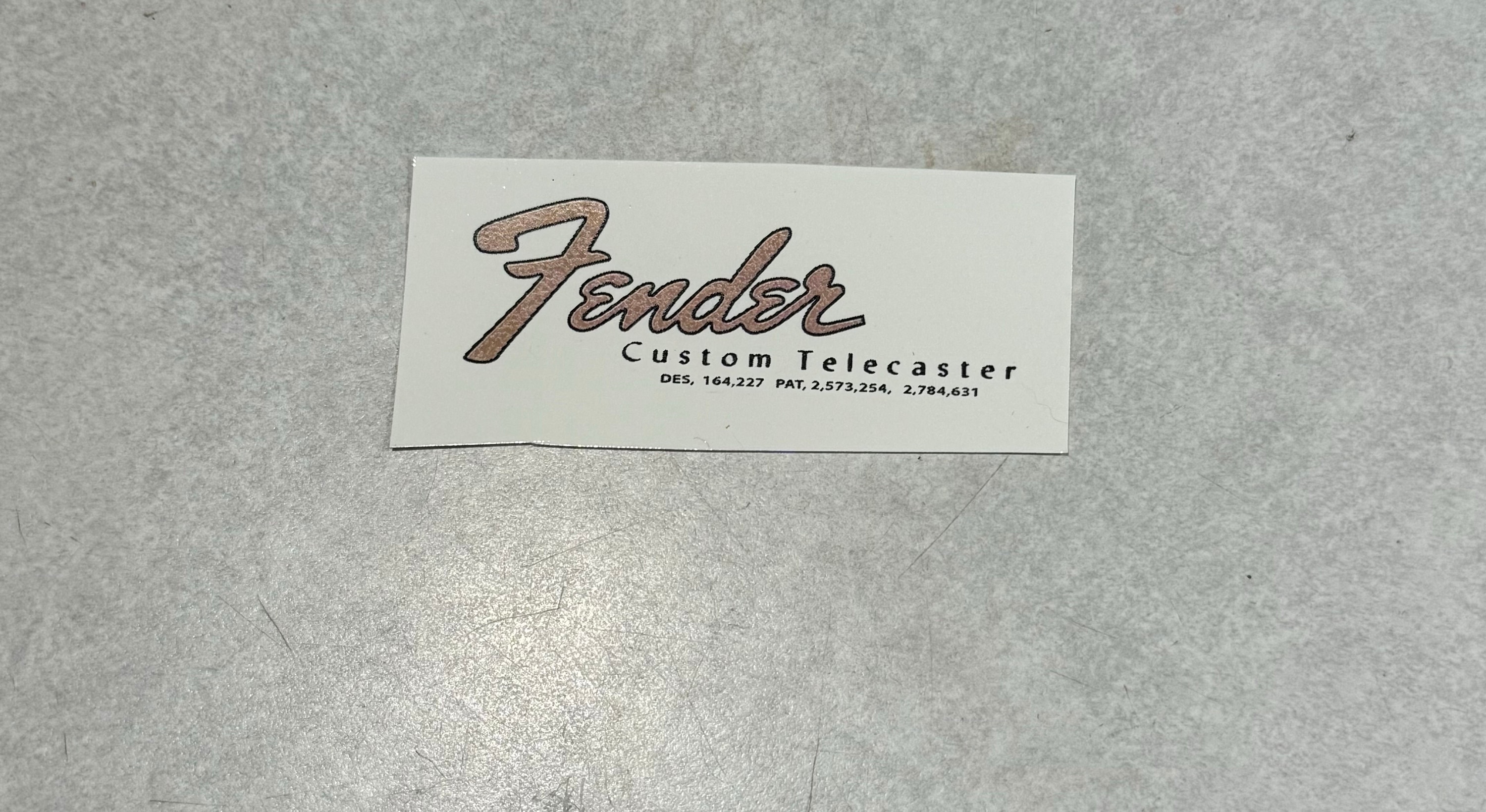 Fender Telecaster Waterslide Headstock Transition Logo - Etsy