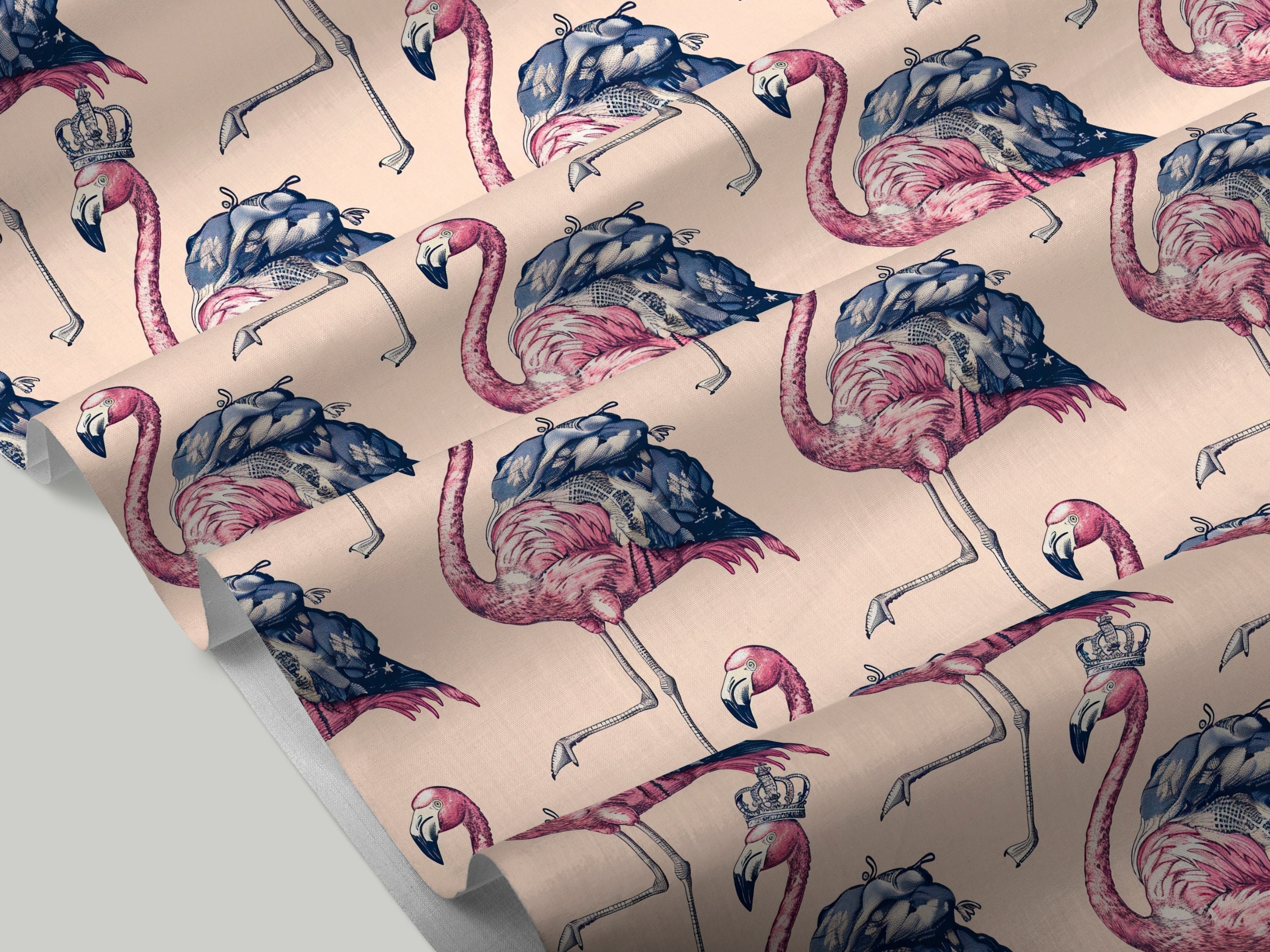 Tropical Flamingo Digital Paper Pack Seamless Patterns, Scrapbooking ...