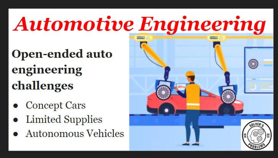 Automobile Engineering open-ended Building Blocks Challenges - Etsy