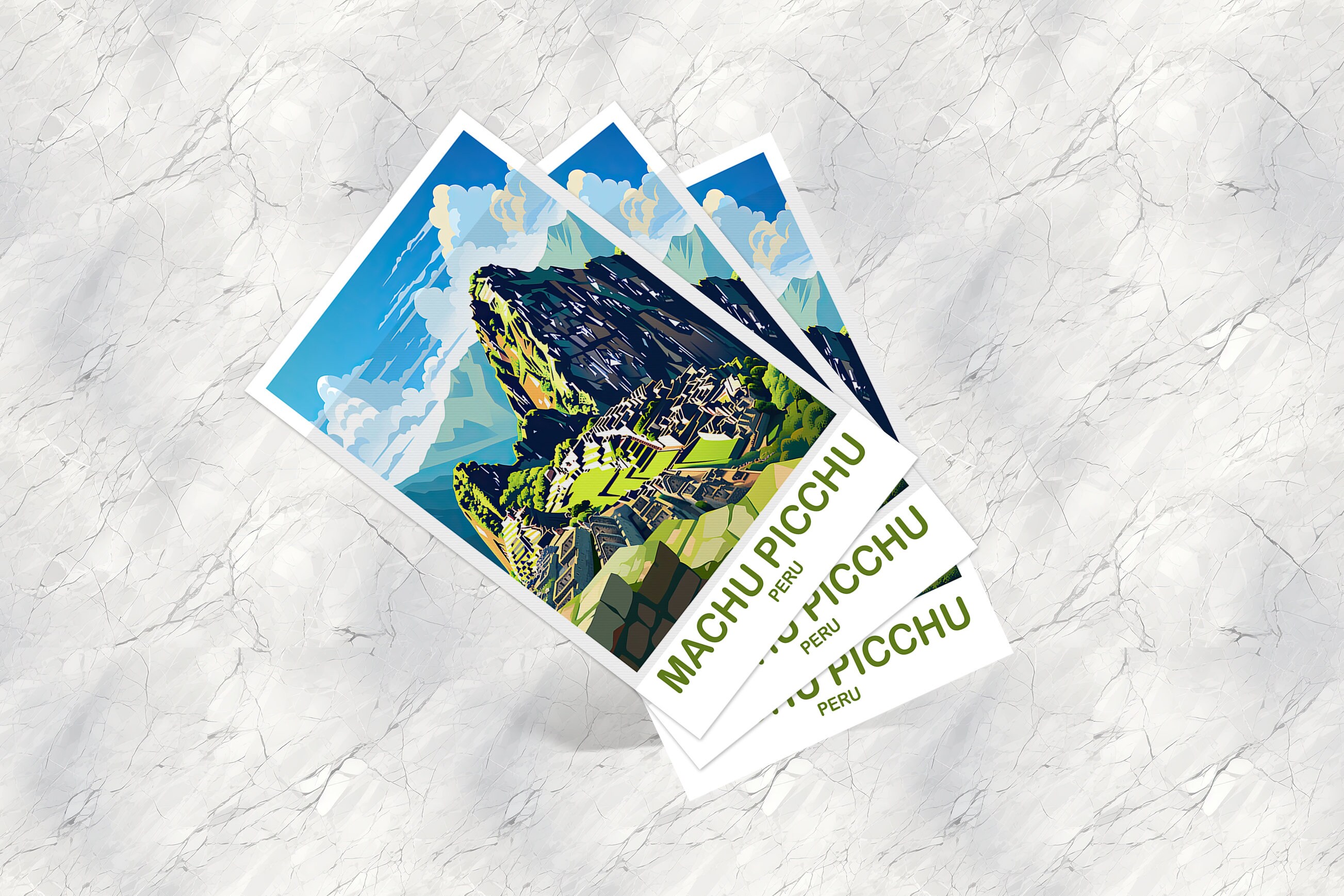 Machu Picchu Travel Poster, Puru Wall Art, Machu Picchu Wall Art, Peru ...