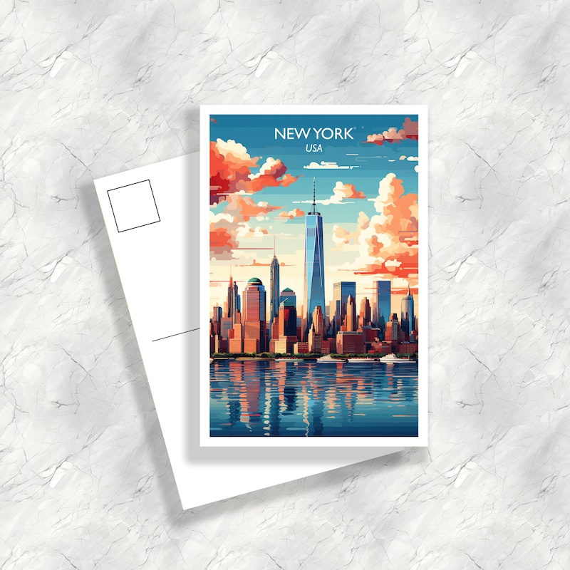 New York Postcards - Etsy