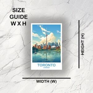 Toronto Travel Sticker Decal, Ontario Travel Sticker, Toronto Sticker ...