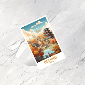 Beijing China Travel Postcard, Beijing Postcard, Travel Card, Landscape ...