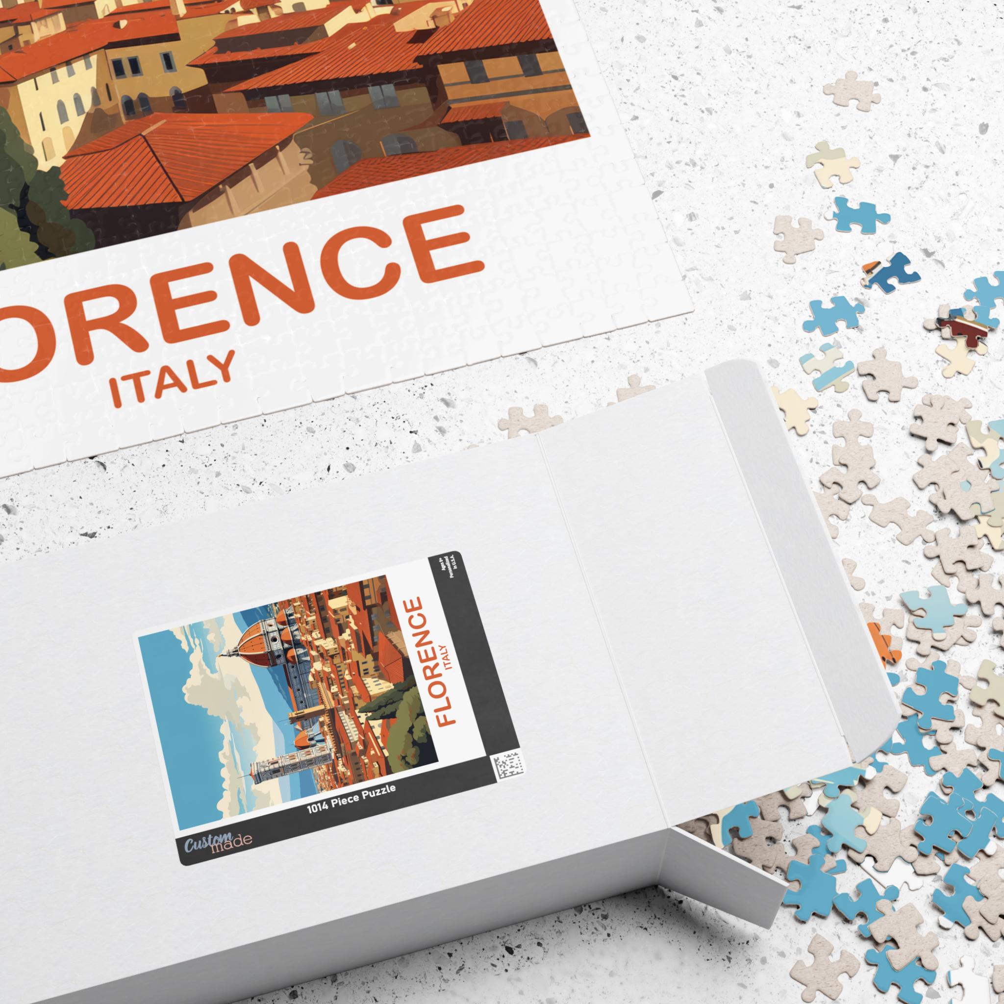 Florence Italy Travel Puzzle Art | Travel Memory Present Gift - Etsy