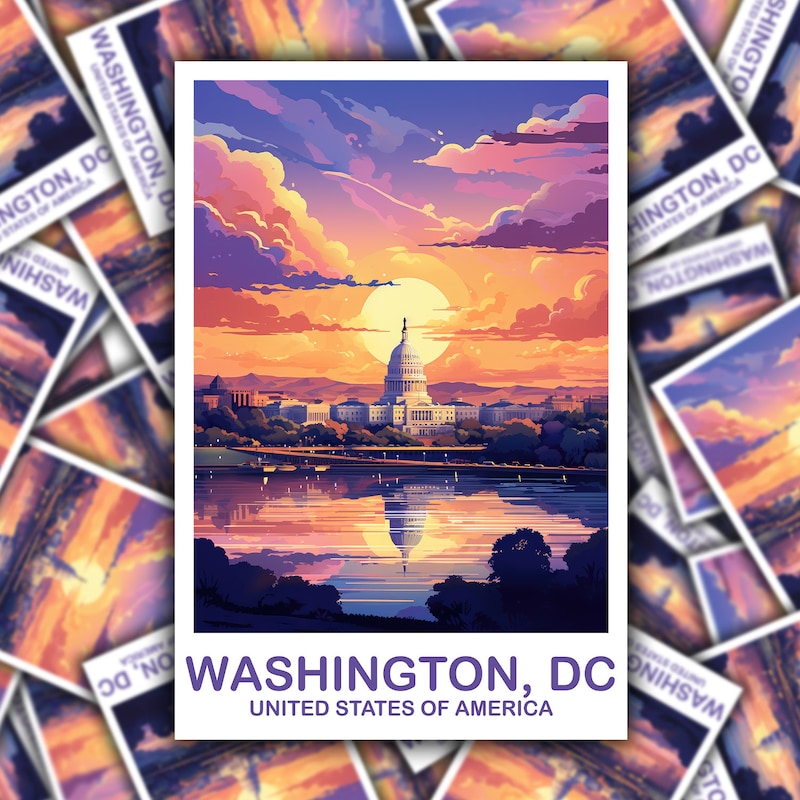 Washington Sticker - Etsy