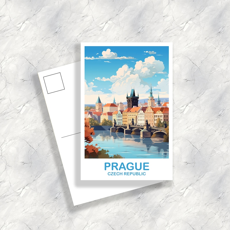 Postcards of Prague - Etsy UK