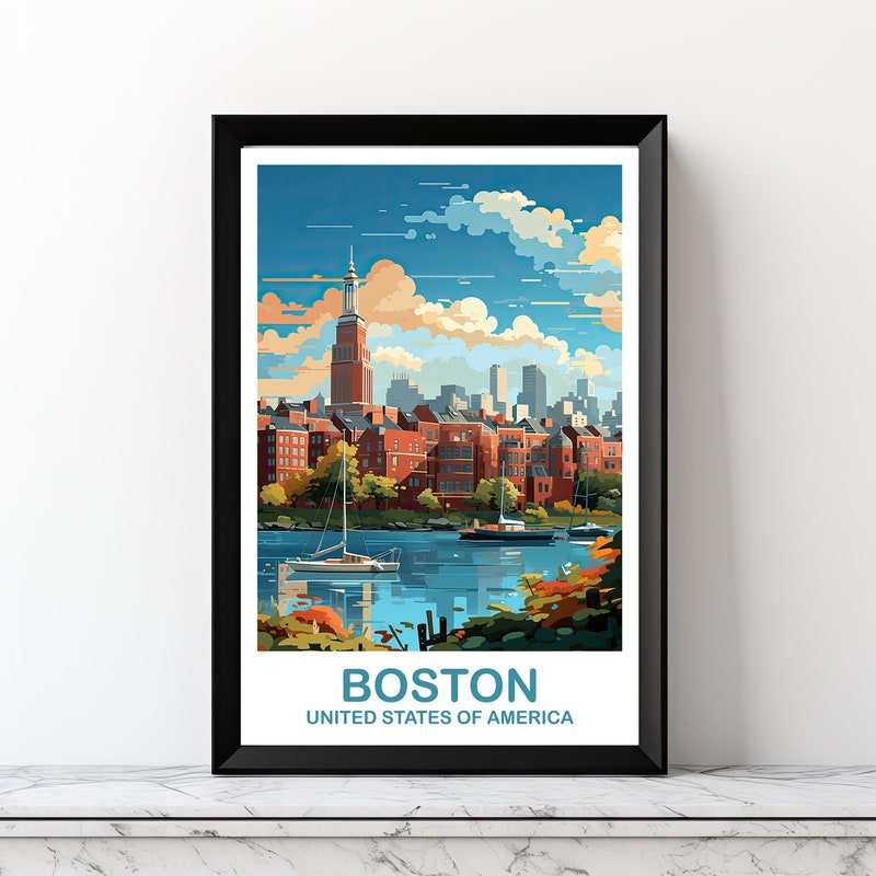Boston Wall Art - Etsy