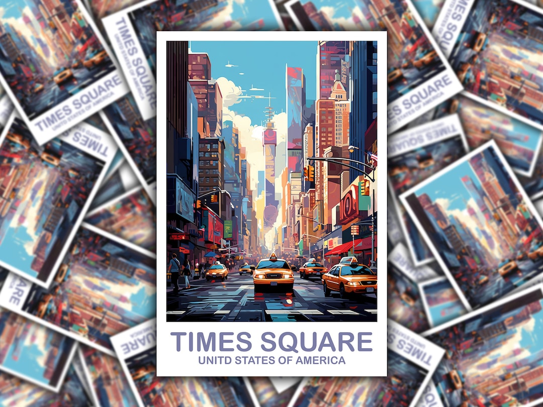 New York Travel Sticker, Manhattan Skyline Sticker, New York Sticker ...