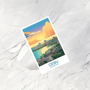 Cebu Philippines Postcard Art, Philippines Travel Postcard Asia ...