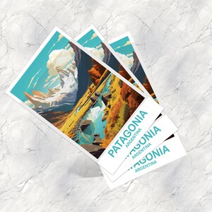 Patagonia Argentina Travel Postcard, Patagonia Travel Postcard ...