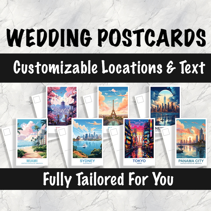 Postcard Invite - Etsy