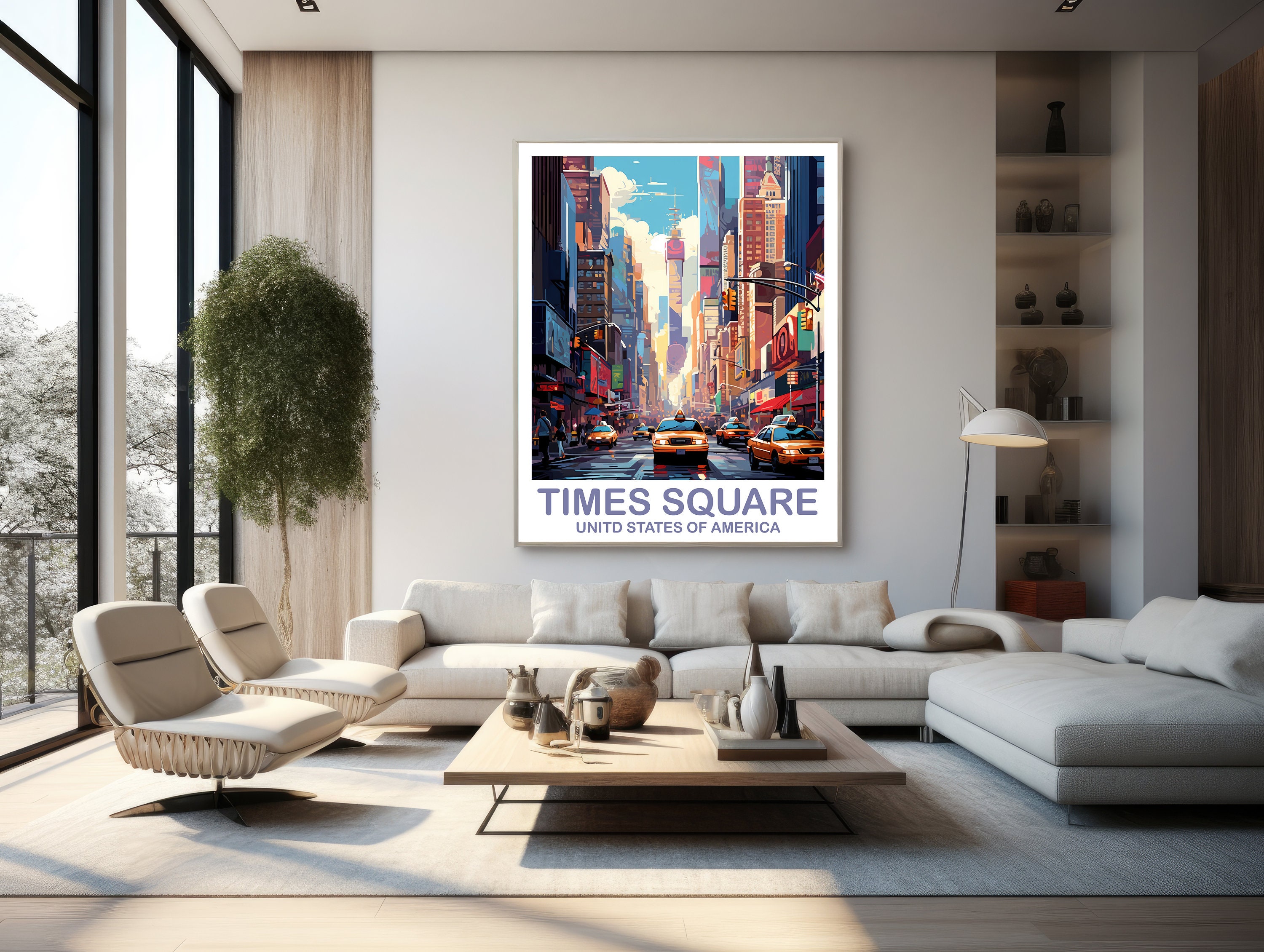 Times Square Travel Print, Times Square Wall Art, New York Wall Art ...