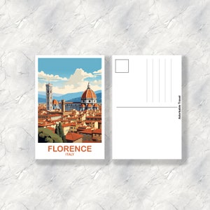 Florence Italy Travel Postcard, Florence Travel Art Postcard, Italy ...