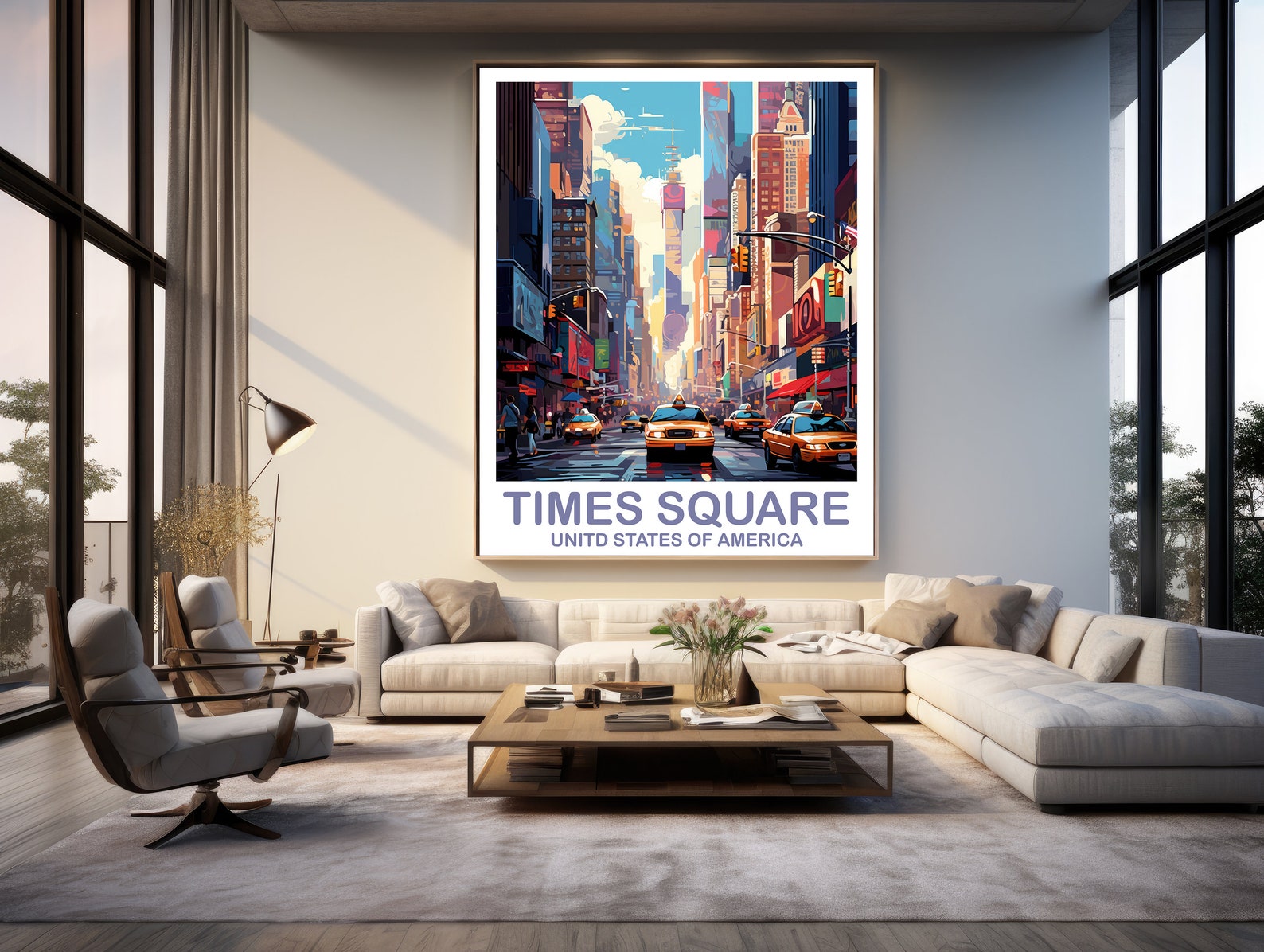 Times Square Travel Print, Times Square Wall Art, New York Wall Art ...