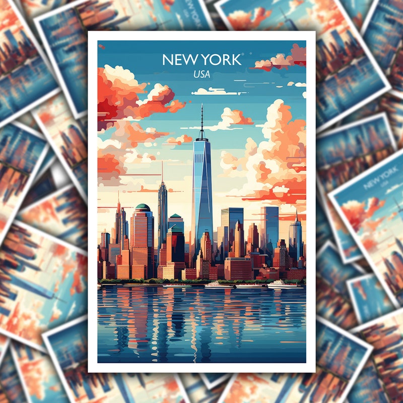 New York Sticker - Etsy