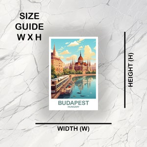 Budapest Travel Sticker Art, Hungary Travel Sticker, Budapest Sticker ...